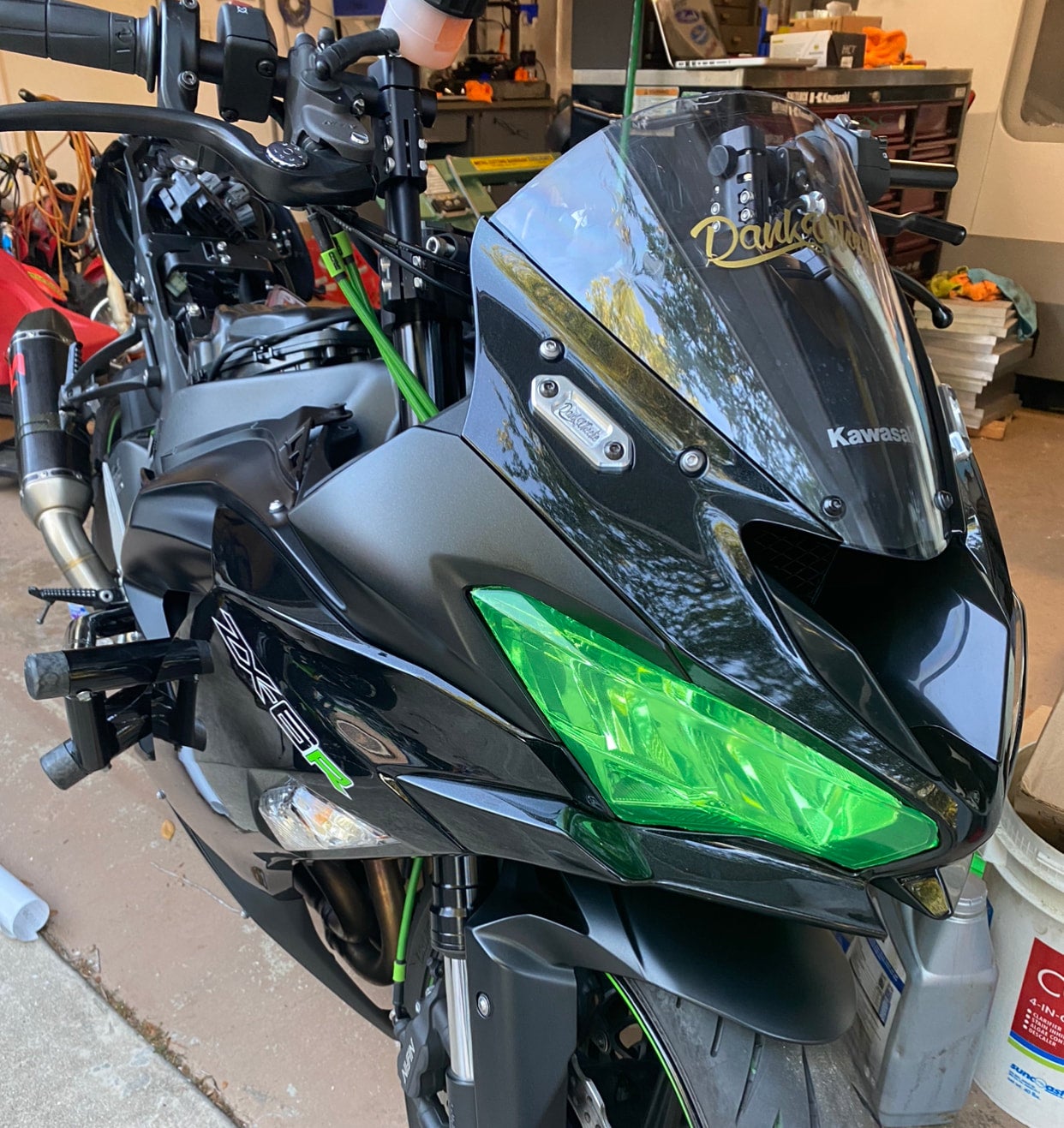 2013-2021 Kawasaki Ninja ZX6R 636 Mirror Block Off Plates Mirror Delete ...